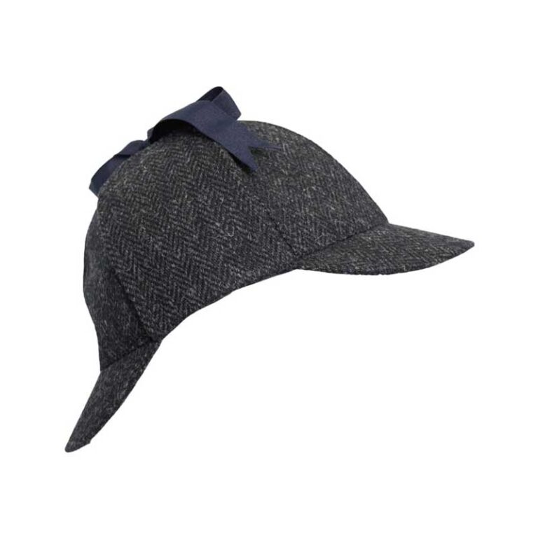 Harris Tweed Deerstalker Hat Watson Gun metal Grey – Harris Tweed Shop